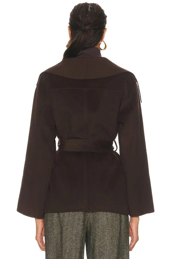 Simkhai Rowen Fringe Jacket - Chocolate