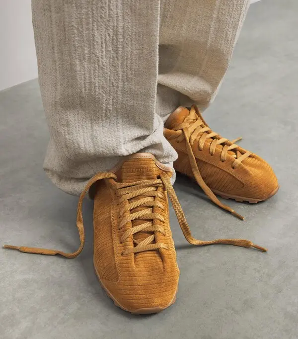 Jacquemus Corduroy Tennis Sneakers - Beige
