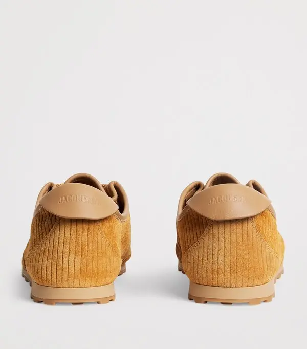 Jacquemus Corduroy Tennis Sneakers - Beige