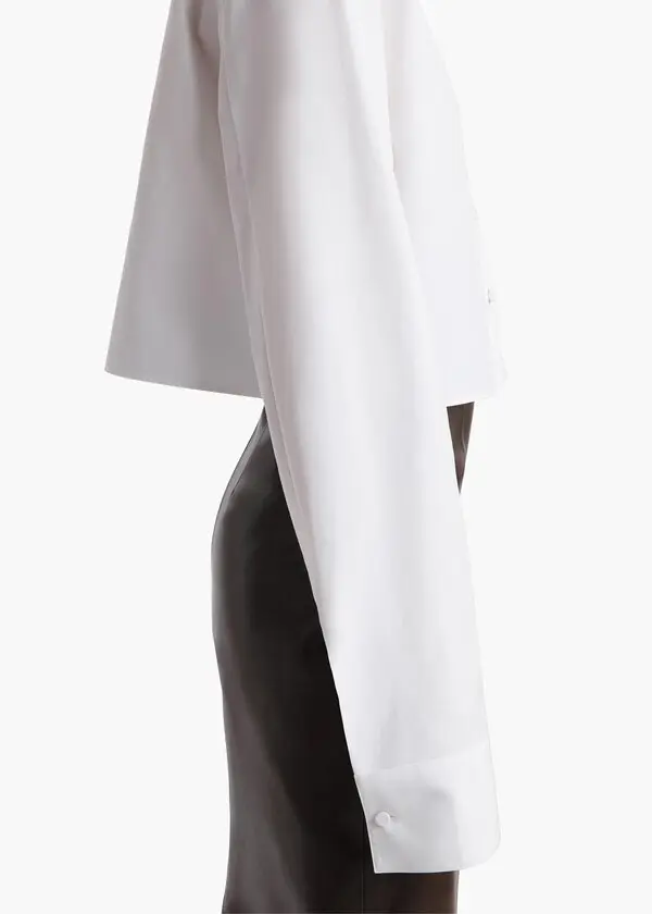 Khaite Jasen Wool Cashmere Top - Chalk