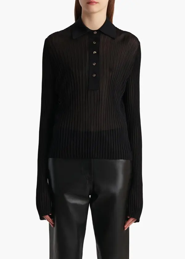 Khaite Vin Top - Black