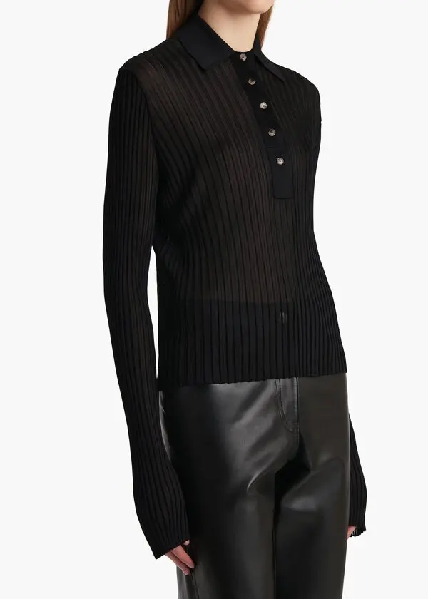 Khaite Vin Top - Black