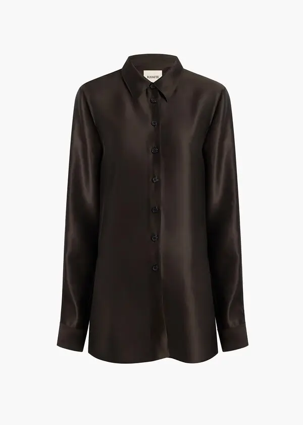 Khaite Auryn Shirt - Bark