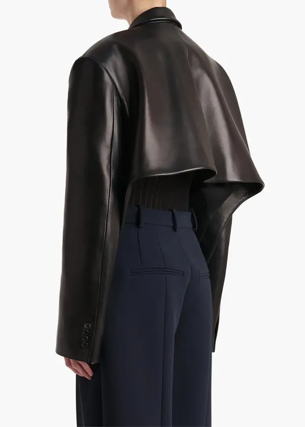 Khaite Comair Leather Jacket