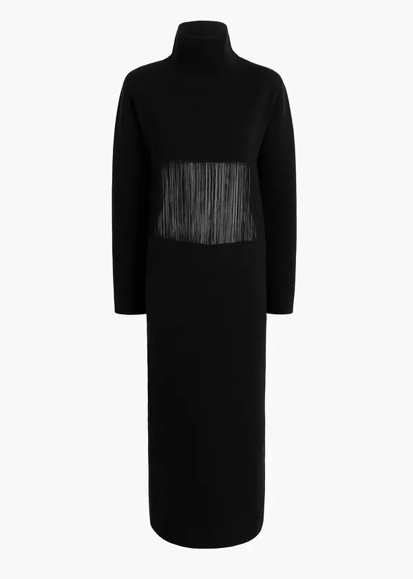 Khaite Fifi Knit Dress - Black