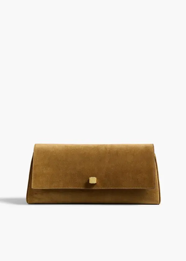 Khaite Audrey Clutch - Mud