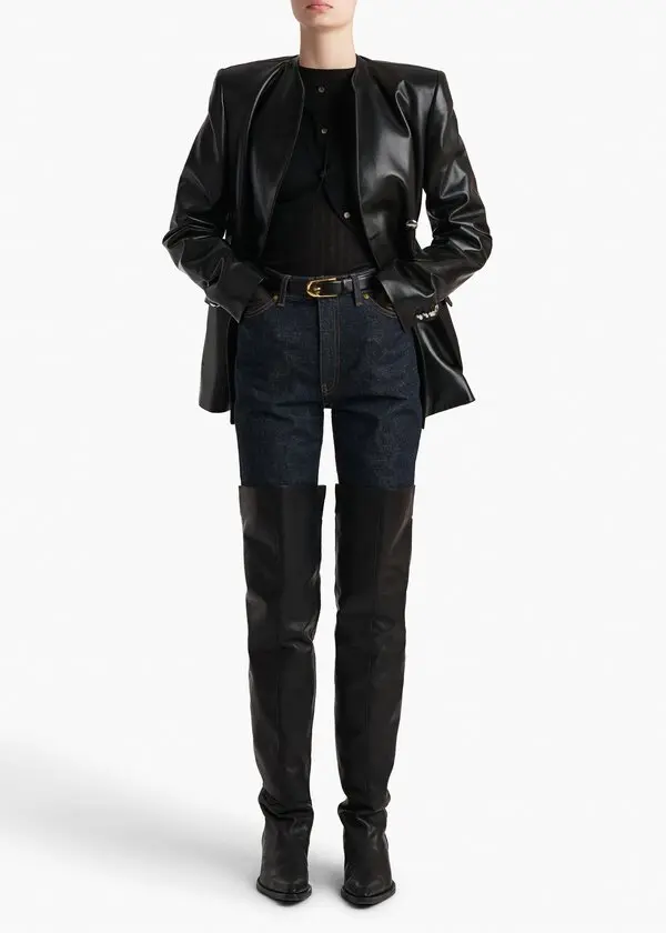 Khaite Elona Leather Jacket
