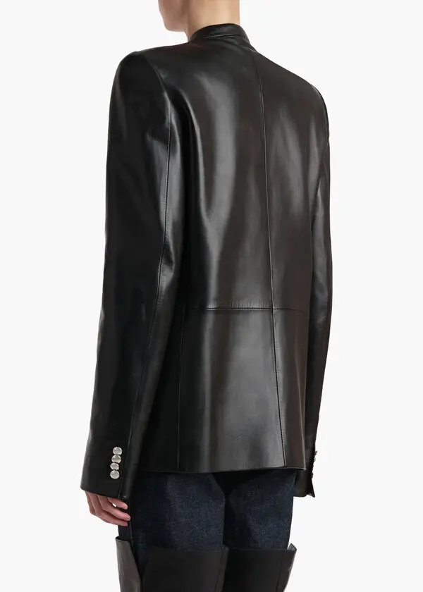 Khaite Elona Leather Jacket