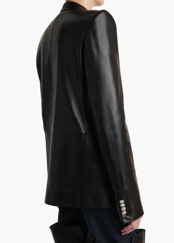 Khaite Elona Leather Jacket