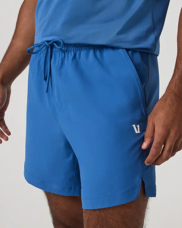 Vuori Crosscourt Unlined 7" Shorts - Court Blue