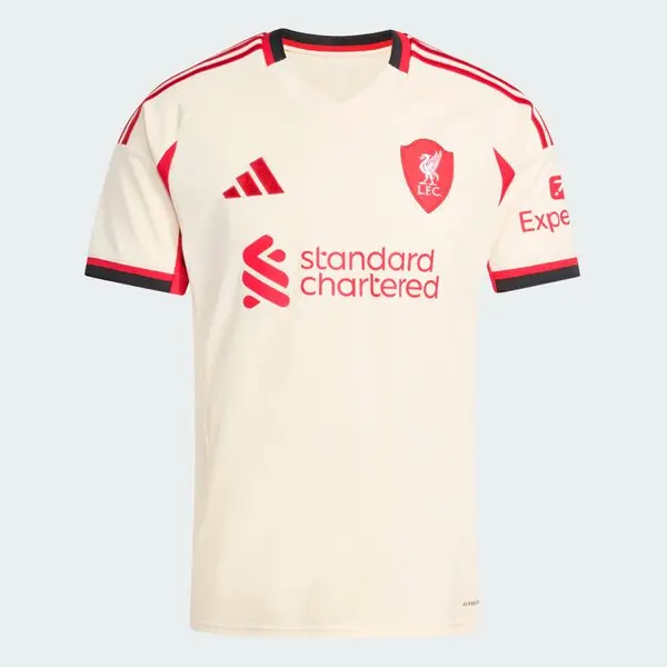 Adidas Liverpool Fc 25/26 Away Jersey - Wonder White / Soccr-lvp-42u