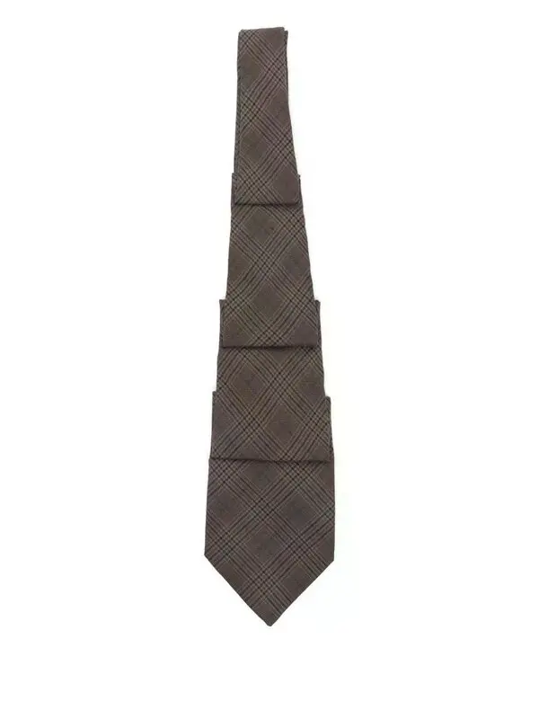 Our Legacy Stripe-printed Tie - Brown