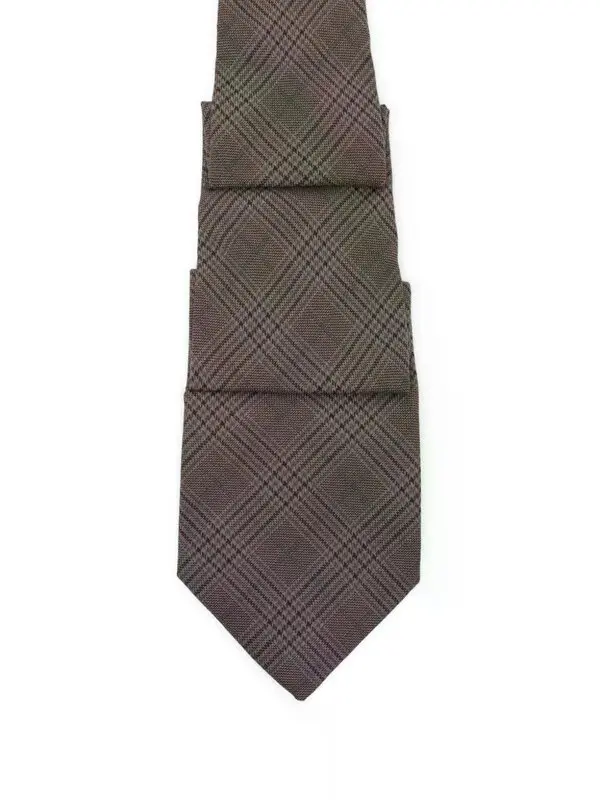 Our Legacy Stripe-printed Tie - Brown