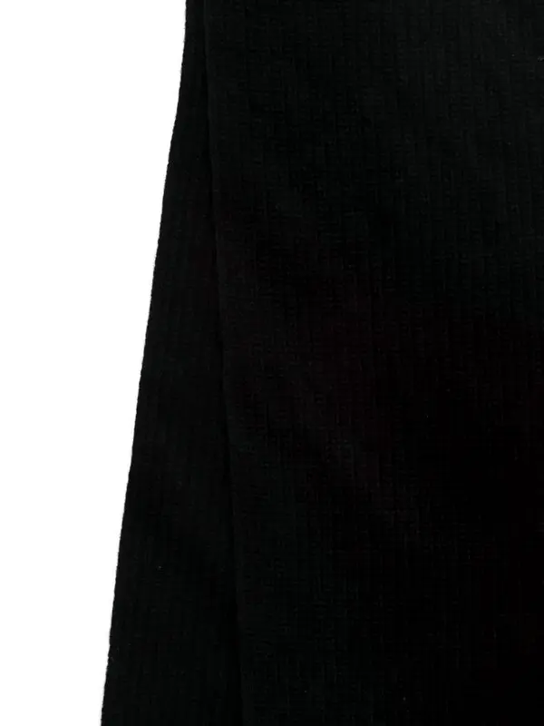 ARTE ANTWERP Ribbed-kint Scarf - Black