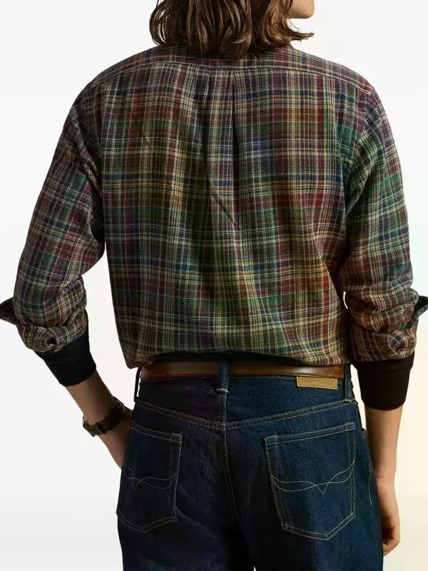 Polo Ralph Lauren Flannel Plaid-pattern Shirt - Red