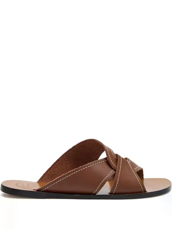 ATP ATELIER Allai Leather Sandals - Brown