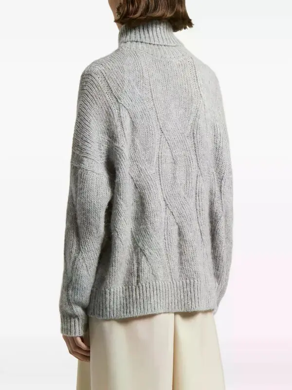 Peserico Cable-knit Turtleneck Sweater