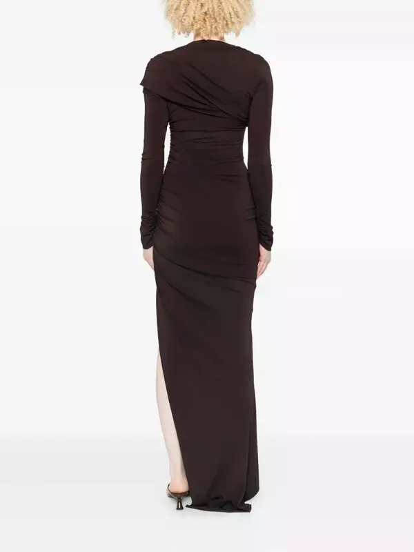 Amen Draped Asymmetrical Dress
