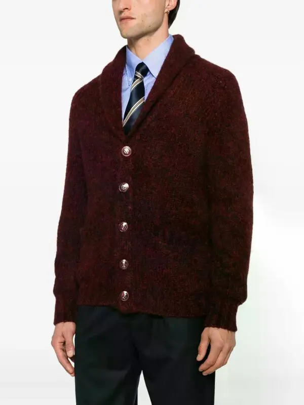 Brunello Cucinelli Button-front Shawl-collar Cardigan