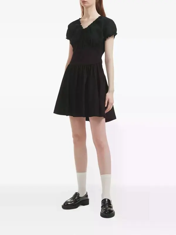 B+AB Frill-neck Mini Dress