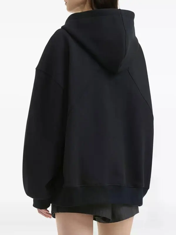 B+AB Zip-front Hoodie With Logo Detail