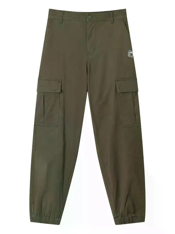 FINGERCROXX Cargo-pocket Cuffed Trousers