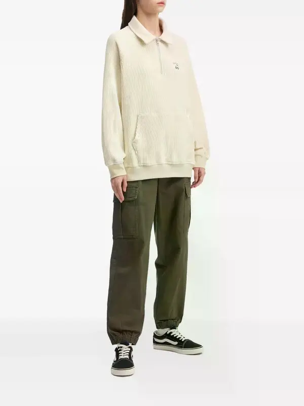 FINGERCROXX Cargo-pocket Cuffed Trousers