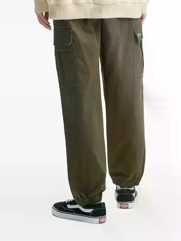 FINGERCROXX Cargo-pocket Cuffed Trousers