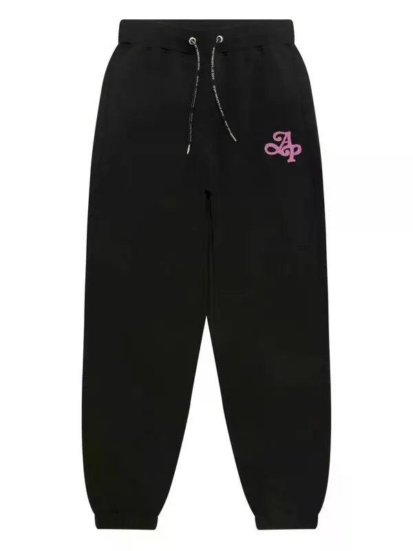 A BATHING APE Embroidered Logo Drawstring Trousers
