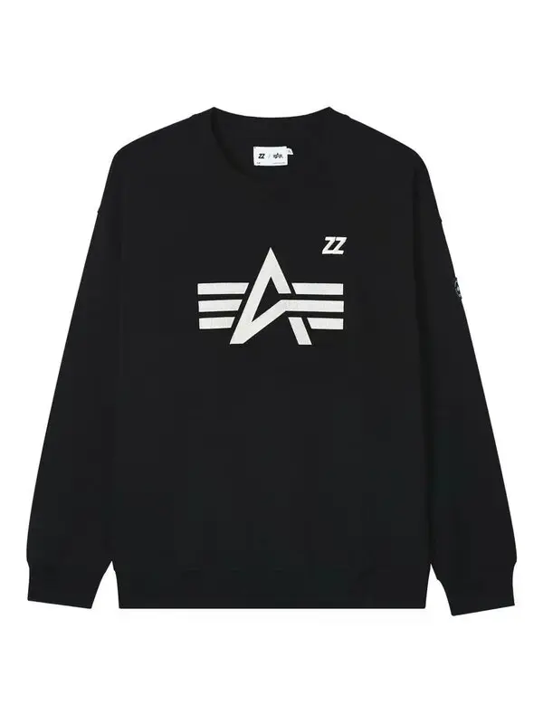 Izzue Logo-print Crew Neck Sweatshirt
