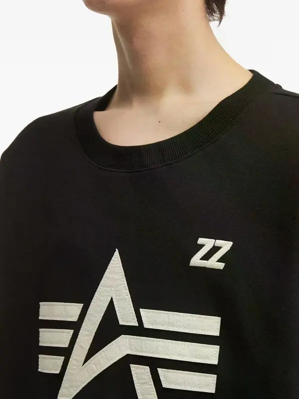Izzue Logo-print Crew Neck Sweatshirt