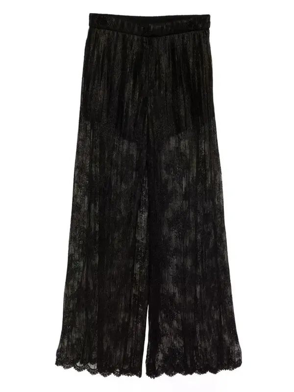 QUETSCHE Pleated Lace Trousers