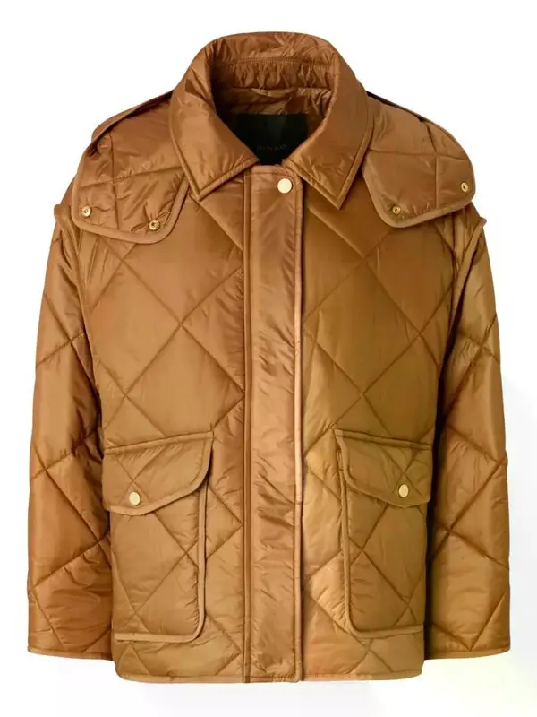 Pinko Quilted Hooded Jacket