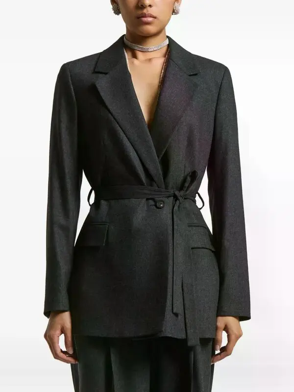 Peserico Belted Double-breasted Jacket