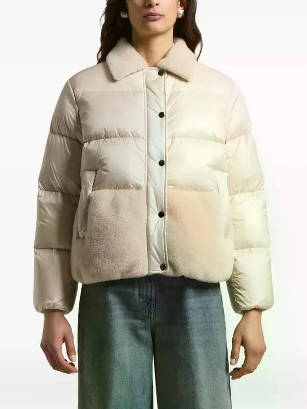 Peserico Quilted Shearling Jacket