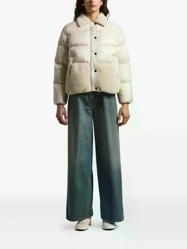 Peserico Quilted Shearling Jacket