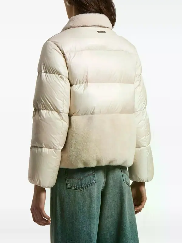 Peserico Quilted Shearling Jacket