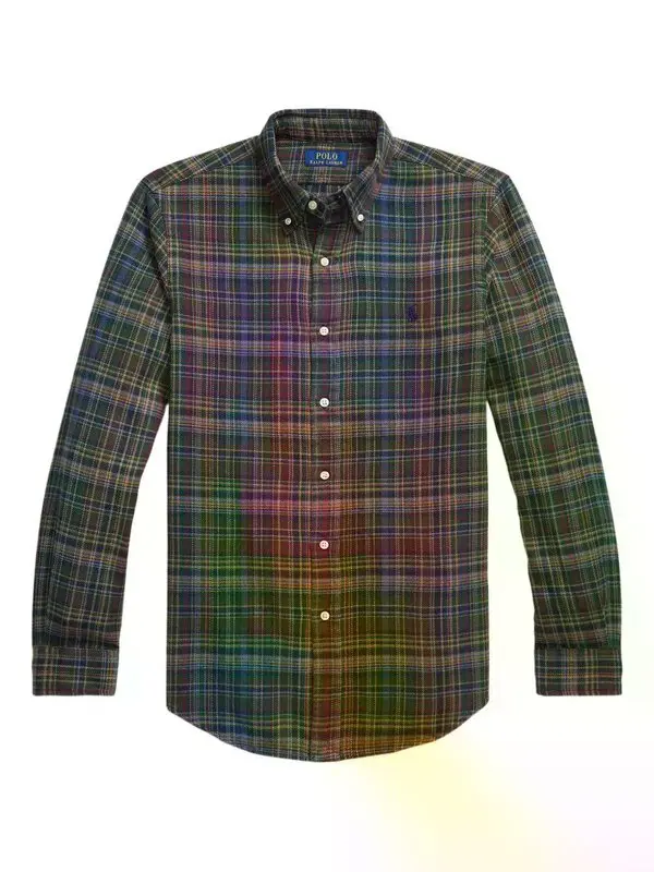 Polo Ralph Lauren Plaid-pattern Flannel Shirt - Green