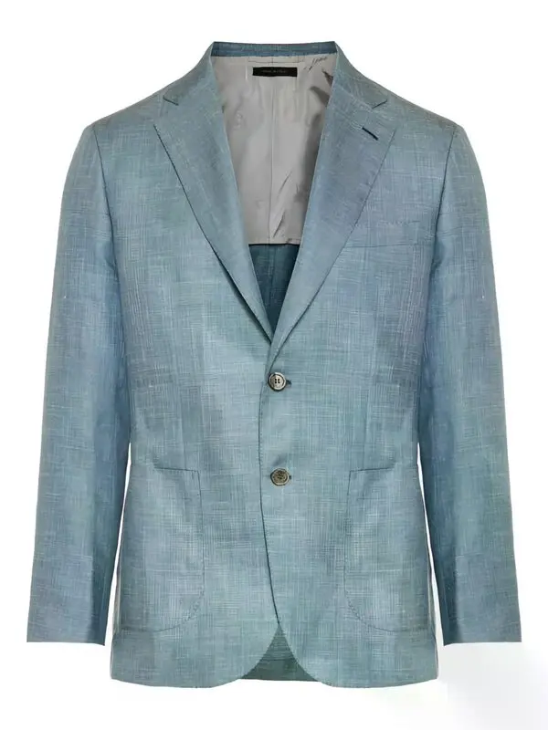 Brioni Single-breasted Blazer - Blue