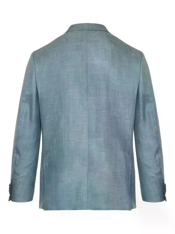 Brioni Single-breasted Blazer - Blue