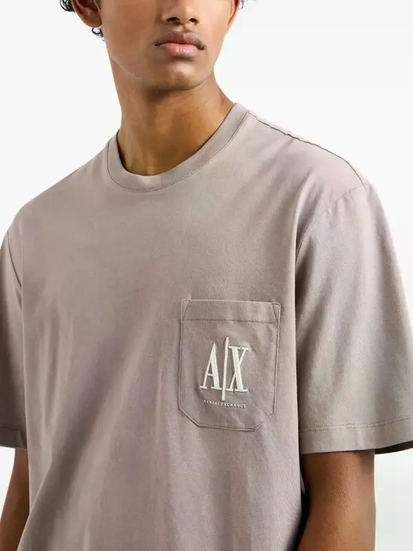 Armani Exchange Patch-pocket Logo-print T-shirt
