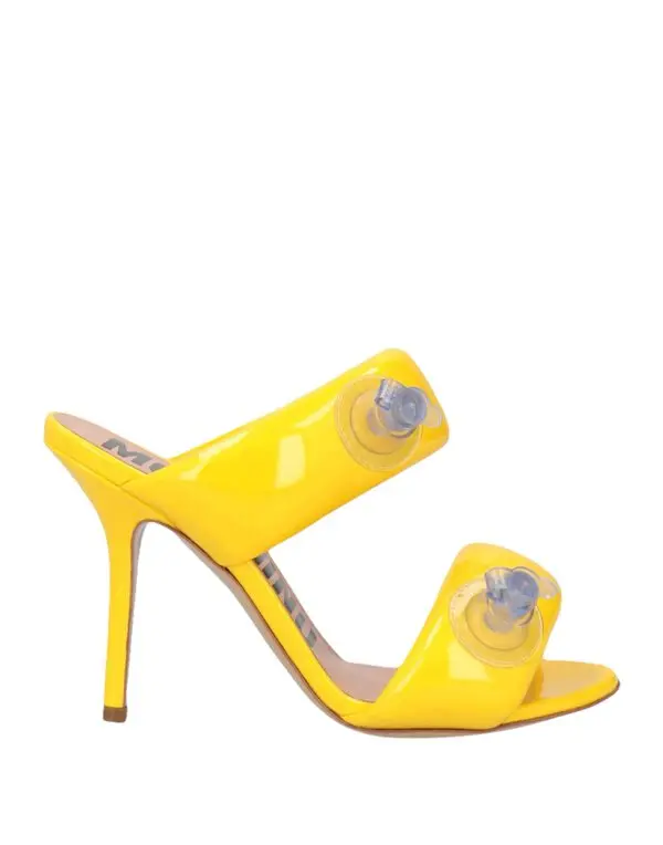 Moschino High Heel Sandals - Yellow