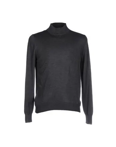 GRAN SASSO Turtleneck Virgin Wool Pullover - Grey