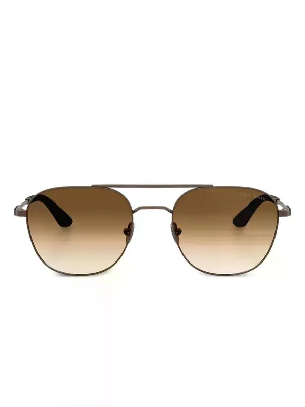 Giorgio Armani Double-bridge Sunglasses - Brown