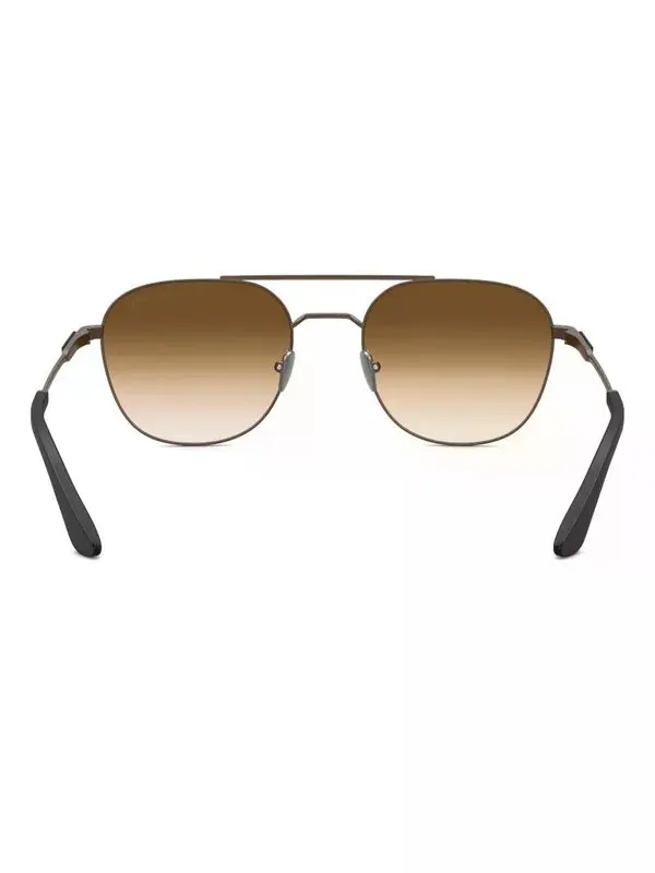Giorgio Armani Double-bridge Sunglasses - Metallic