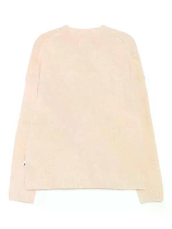 Izzue Slogan-intarsia Jumper - Pink