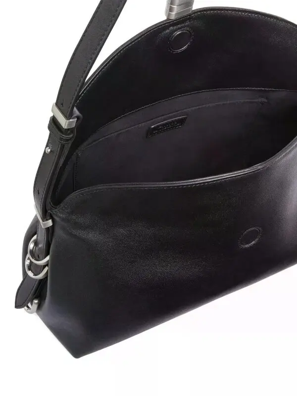 Pinko Leather Shoulder Bag - Black
