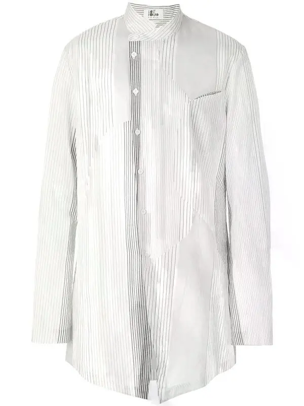 LOST & FOUND RIA DUNN Asymmetric Button-down Shirt