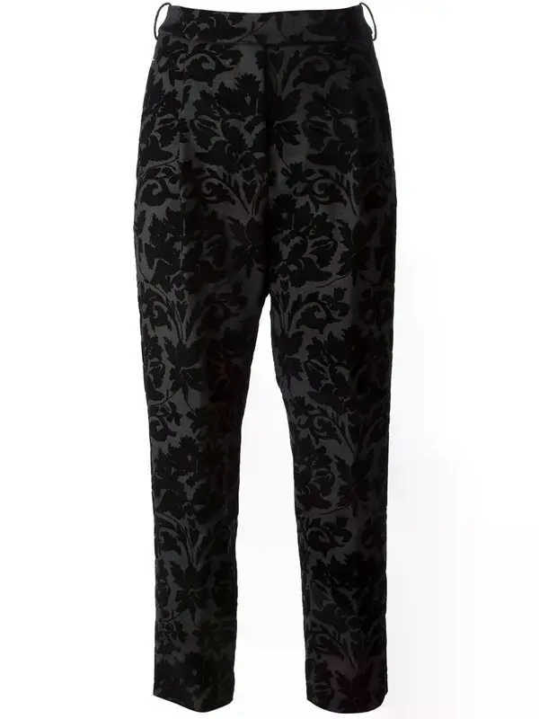 GOLDEN GOOSE Baroque Devoré Pattern Trousers