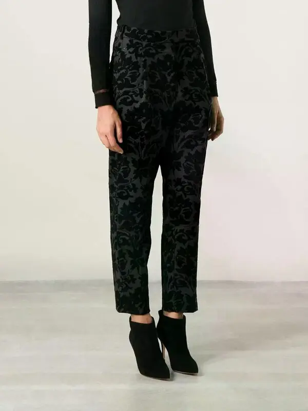 GOLDEN GOOSE Baroque Devoré Pattern Trousers